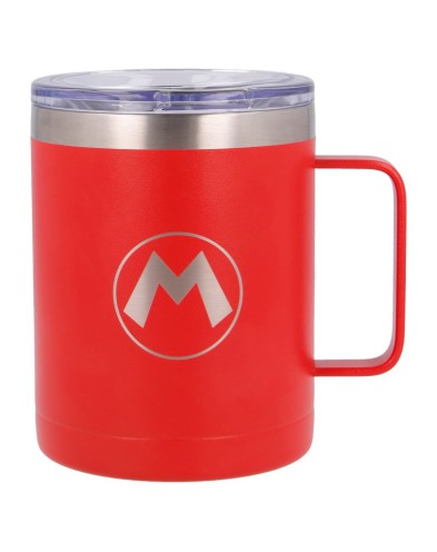 DOUBLE WALLED STAINLESS STEEL RAMBLER MUG 380 ML SUPER MARIO