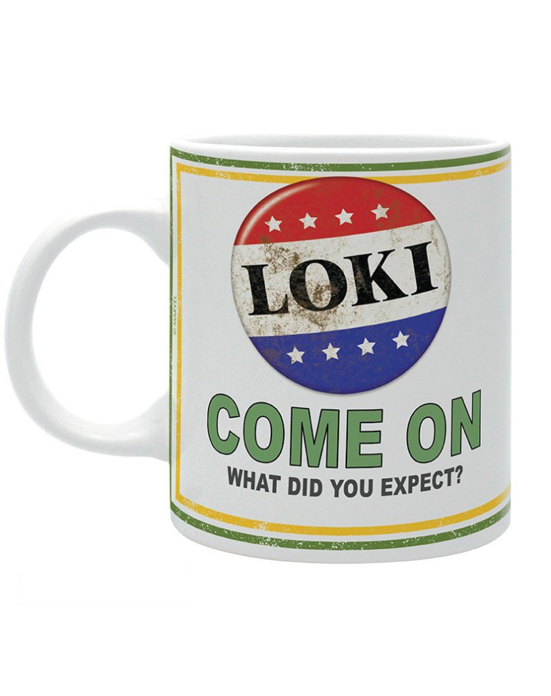 TAZA MARVEL - 320 ML - DISNEY + LOKI - CON CAJA