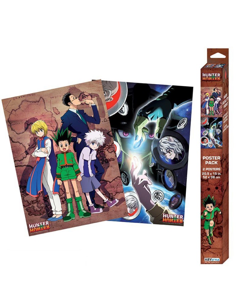 HUNTER X HUNTER - SET 2 CHIBI POSTERS - GROUPS 52X38CM