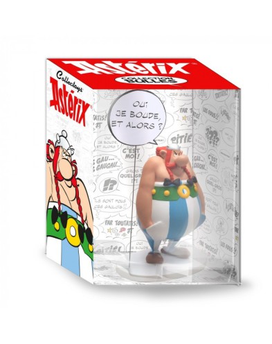 OBELIX SNACKING ME ANGER FIGURE RESIN 25CM ASTERIX COMIC