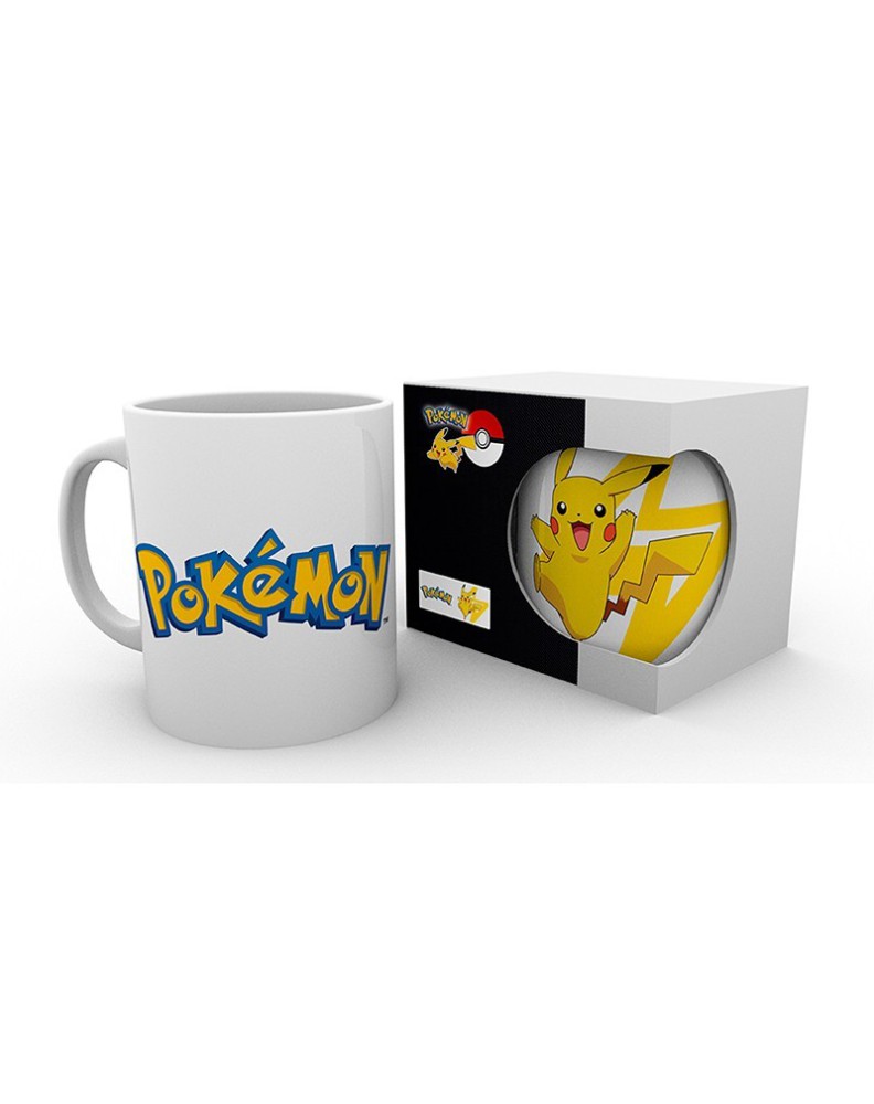 POKEMON - TAZA - 320 ML - LOGO & PIKACHU