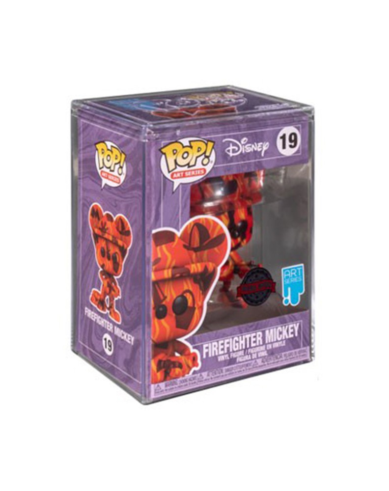 FUNKO POP-DISNEY- MICKEY MOUSE FIREFIGHTER- HARD ACRYLIC PROTECTOR