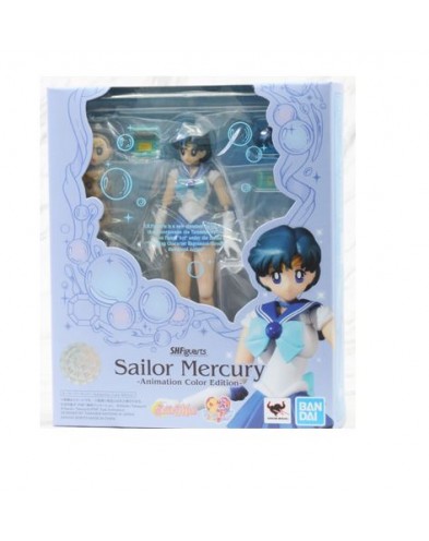 SAILOR MERCURY PRETTY GUARDIAN ACE FIGURA 14 CM SAILOR MOON S.H ...
